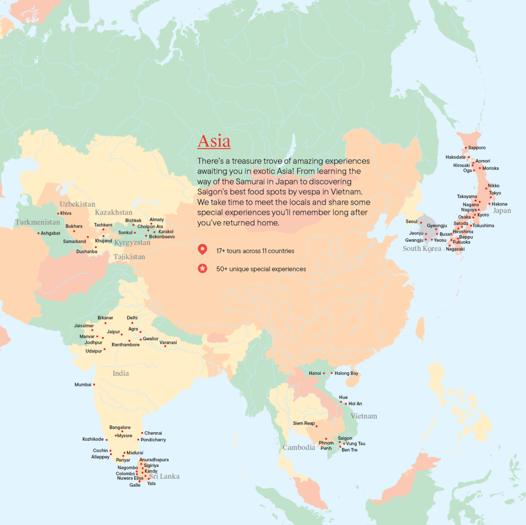 Asia Tours - Book Asia Small Group Tours | Bunnik Tours